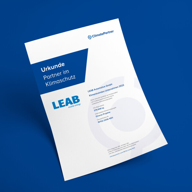LEAB once again a climate-neutral company - focus on sustainability ...