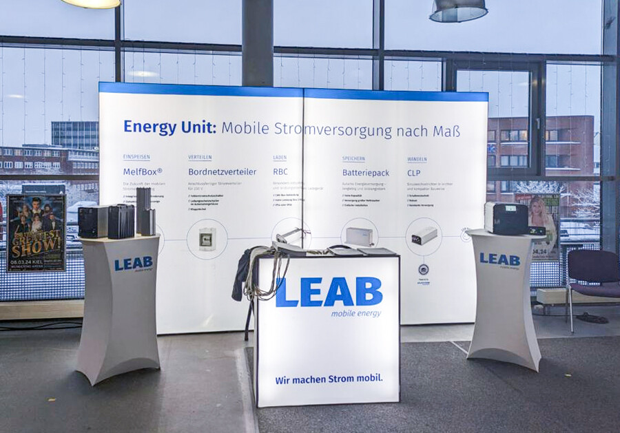 LEAB hat sich auf dem Forum Elektromobilität präsentiert // LEAB // mobile energy